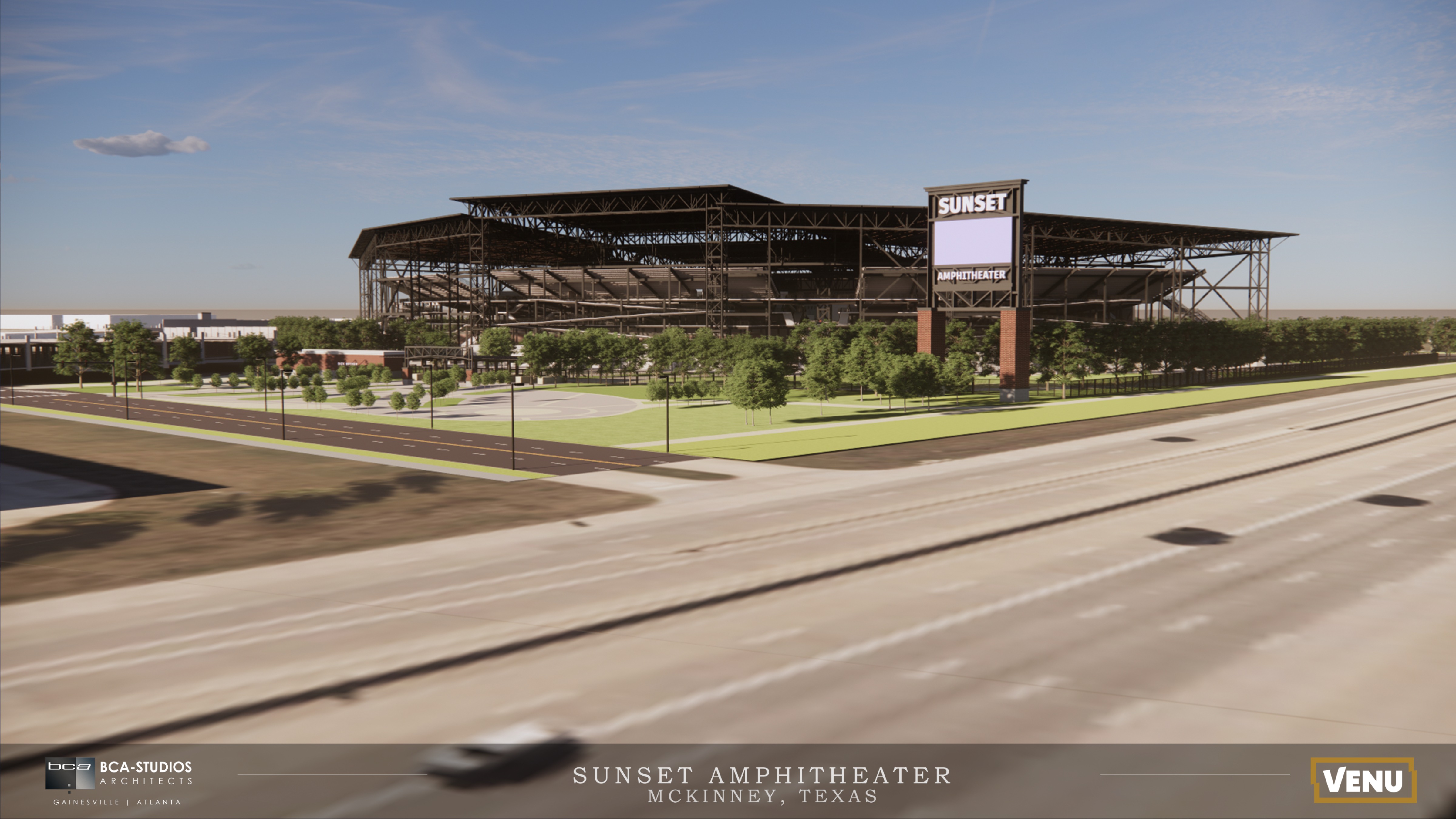 See Renderings of McKinney's Sunset Amphitheater Set for 2026