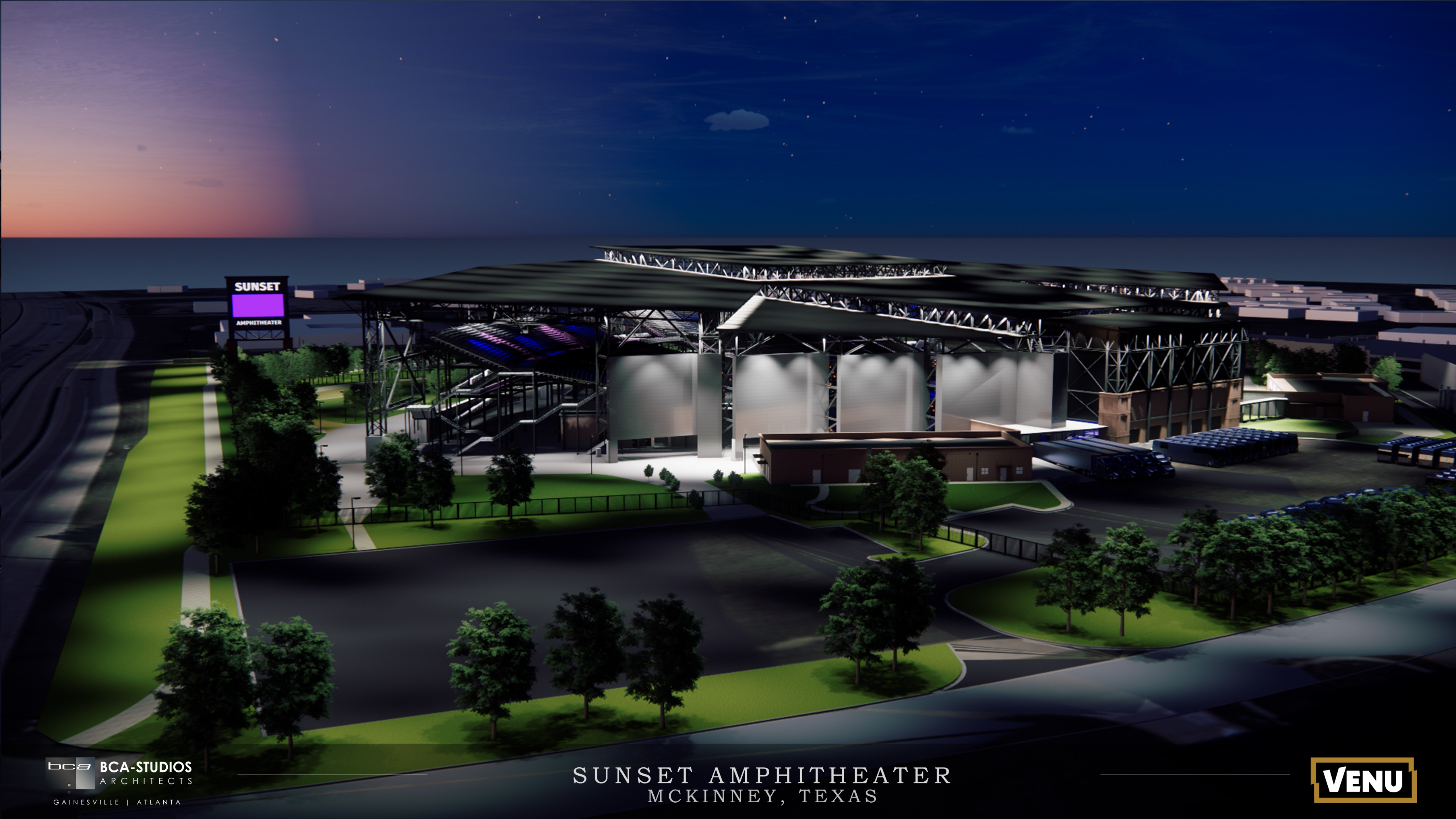See Renderings of McKinney's Sunset Amphitheater Set for 2026