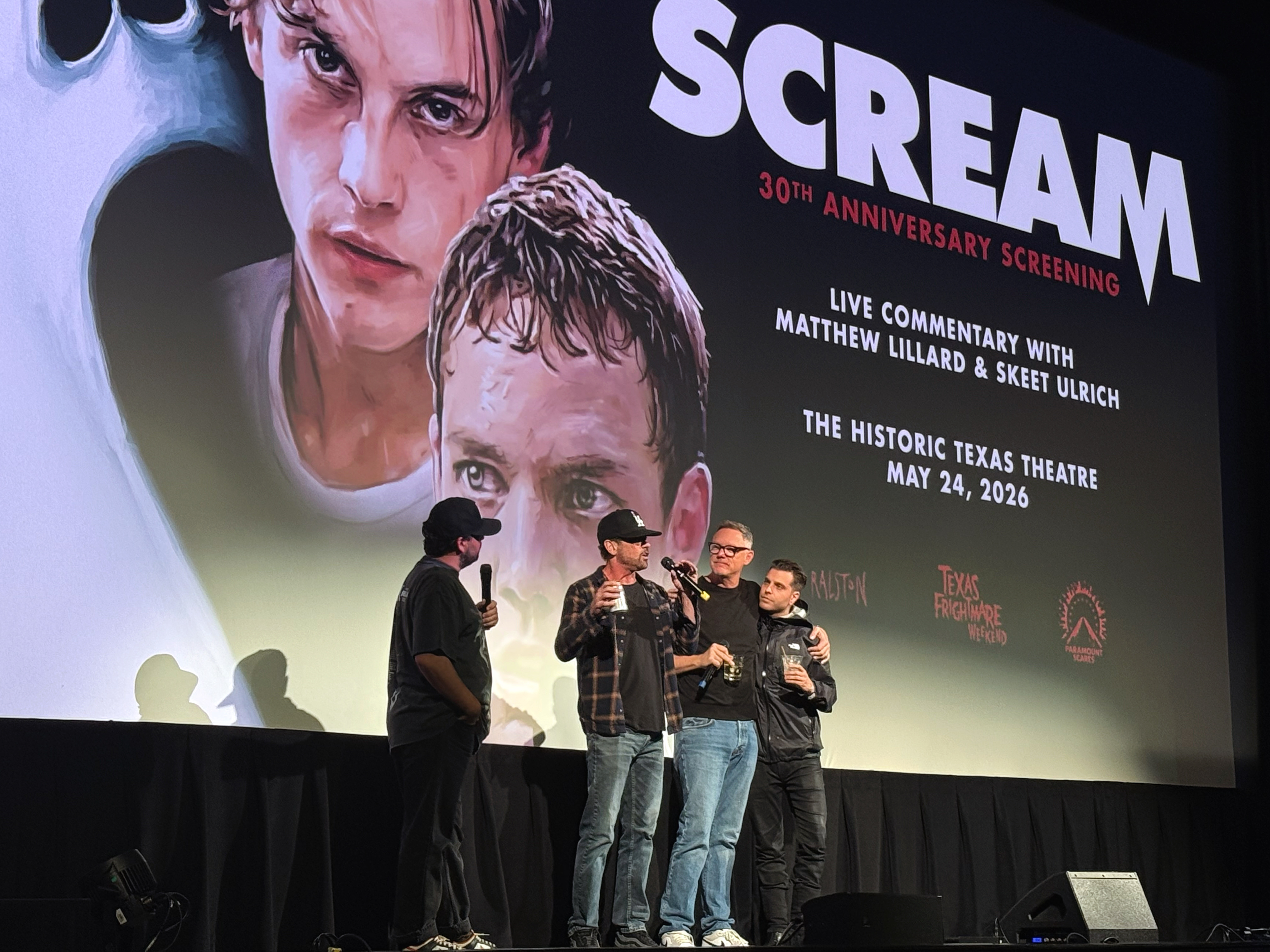 Matthew Lillard & Skeet Ulrich host 'Scream' screening in Dallas